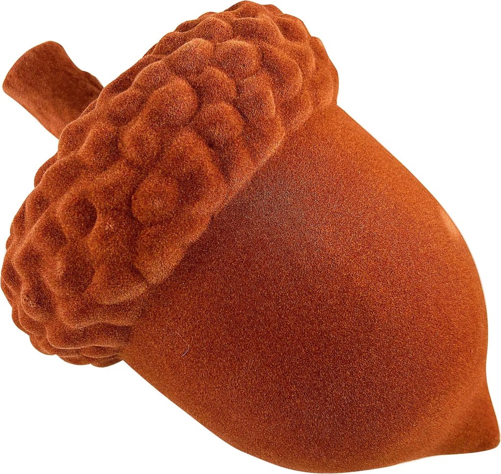 Keramická figurka žaludu MAVE 24x16 cm oranžová