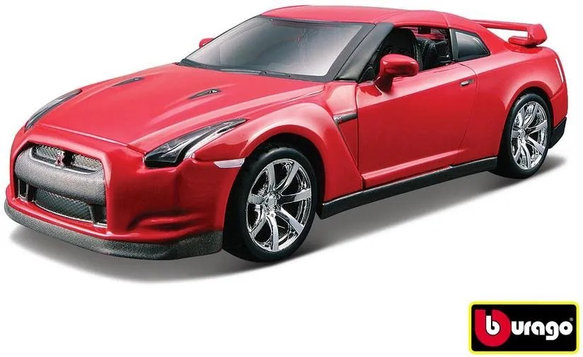 Kovový model bburago 1:32 nissan gt - r (r35) 2009