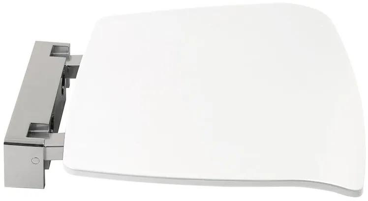 POLYSAN - Sklopné sedátko do sprchového koutu 37x38cm, bílá (92877)