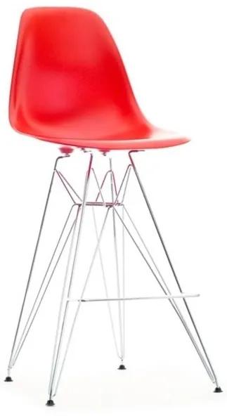 design4life Barová židle MOBI Červená