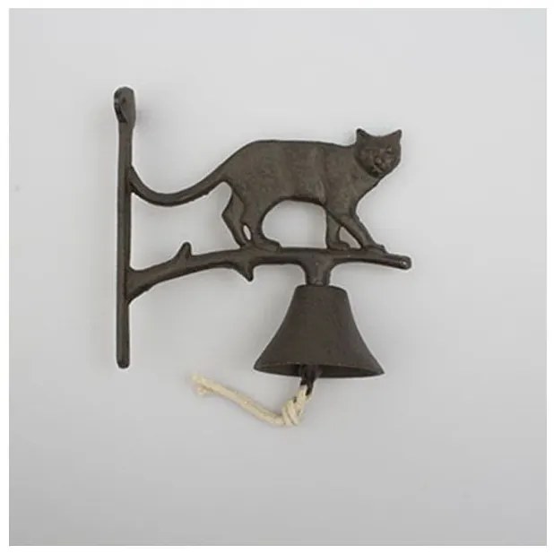 Nástěnný litinový zvonek Dakls Cat
