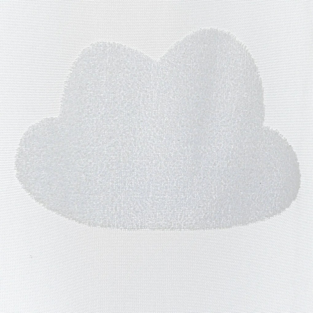 Záclona do dětského pokoje NUAGE, mraky, 140 x 240 cm