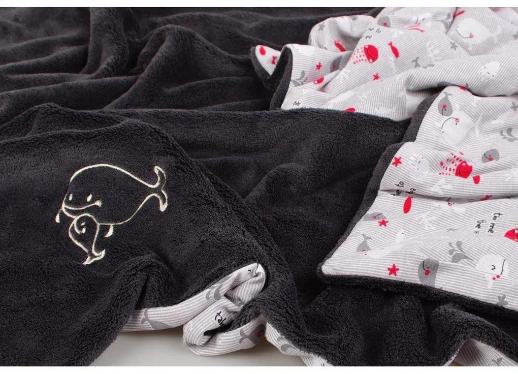 Kaarsgaren Dětská deka Wellsoft bavlna 100 x 70 cm Mentolová/koala
