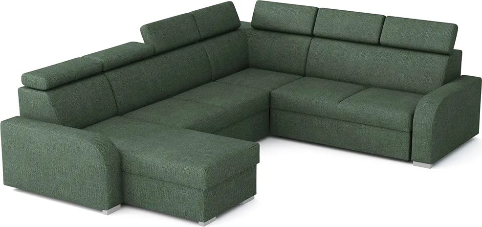 Sedací souprava OSLO U | 170x310x250 | rozkládací + 2x úložný prostor | VÝBĚR TKANIN