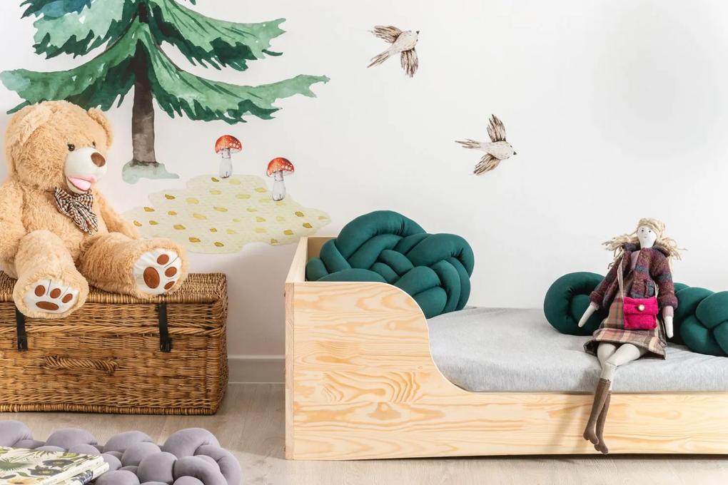 Adeko Dětská dřevěná postel PEPE 6 - 180x80