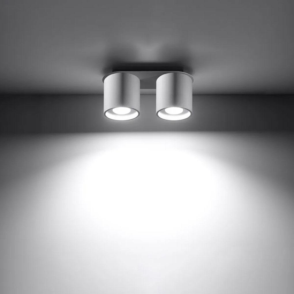 Sollux Lighting Stropní svítidlo ORBIS 2 bílé