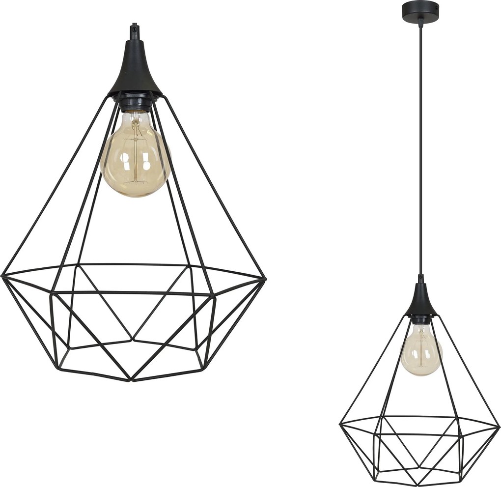 Originální závěsná lampa Loft Retro Edison 1x60W