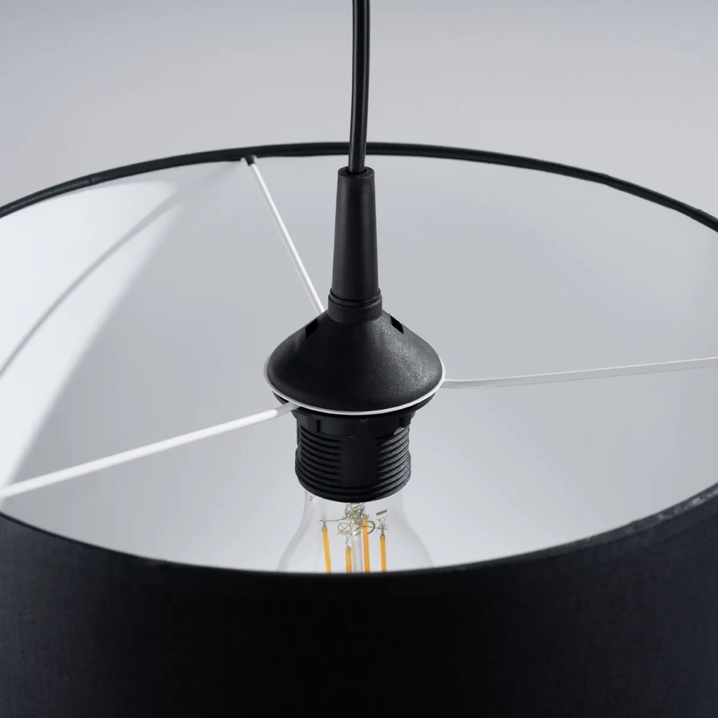 Sollux Lighting Závěsná lampa NOVA 30 černá