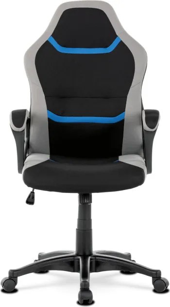 Dětská otočná židle černá KA-L611 BLUE
