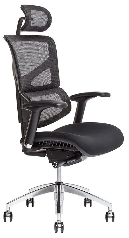 Office Pro Kancelářská ergonomická židle Office Pro MEROPE SP — více barev, nosnost 135 kg Černá