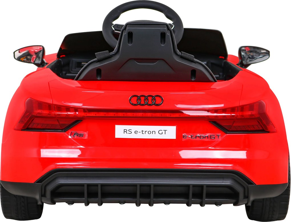 Ramiz Elektrické autíčko Audi RS E-Tron GT pro děti červené + dálkové ovládání + pohon 4x4 + rádio MP3 + LED + EVA