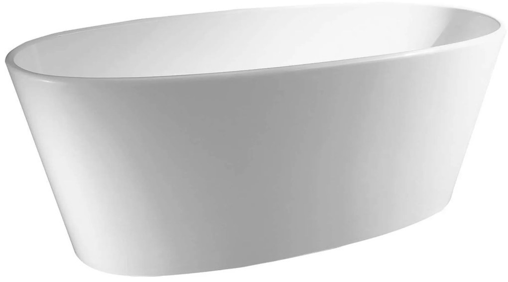Polysan - Volně stojící vana TESS, 157x70x67 cm, bílá 99613