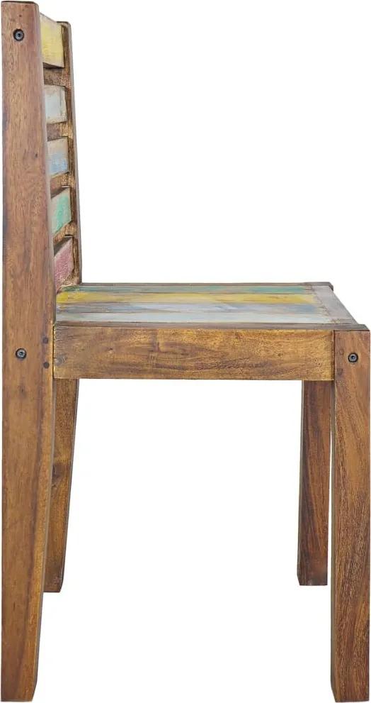 vidaXL Jídelní židle 2 ks masivní recyklované dřevo [326179]