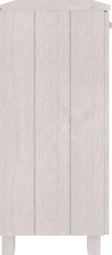 vidaXL Příborník HAMAR 85 x 35 x 80 cm masivní borovice [340493] Barva: světle šedá