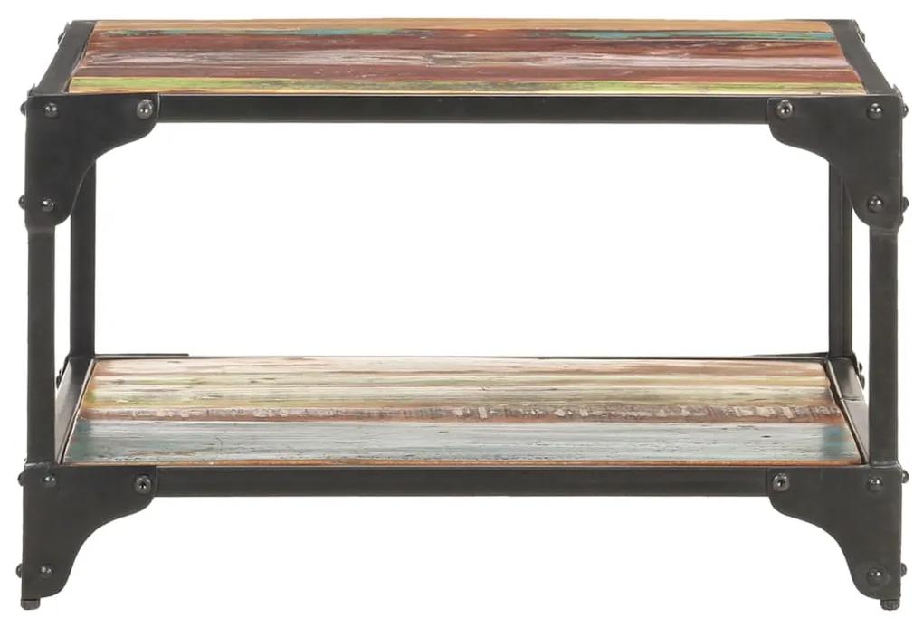 Konferenční stolek 60 x 60 x 35 cm masivní recyklované dřevo