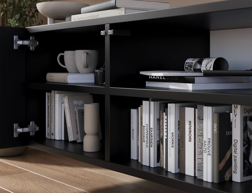 ADRK Furniture Lila Závěsný TV stolek ADRK-RTV-LIL-100-B