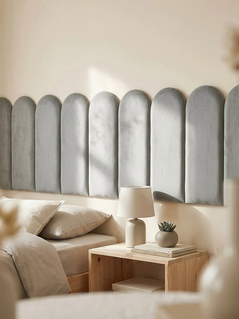 Sinsay - Čalouněné stěnové panely 2 pack - šedá
