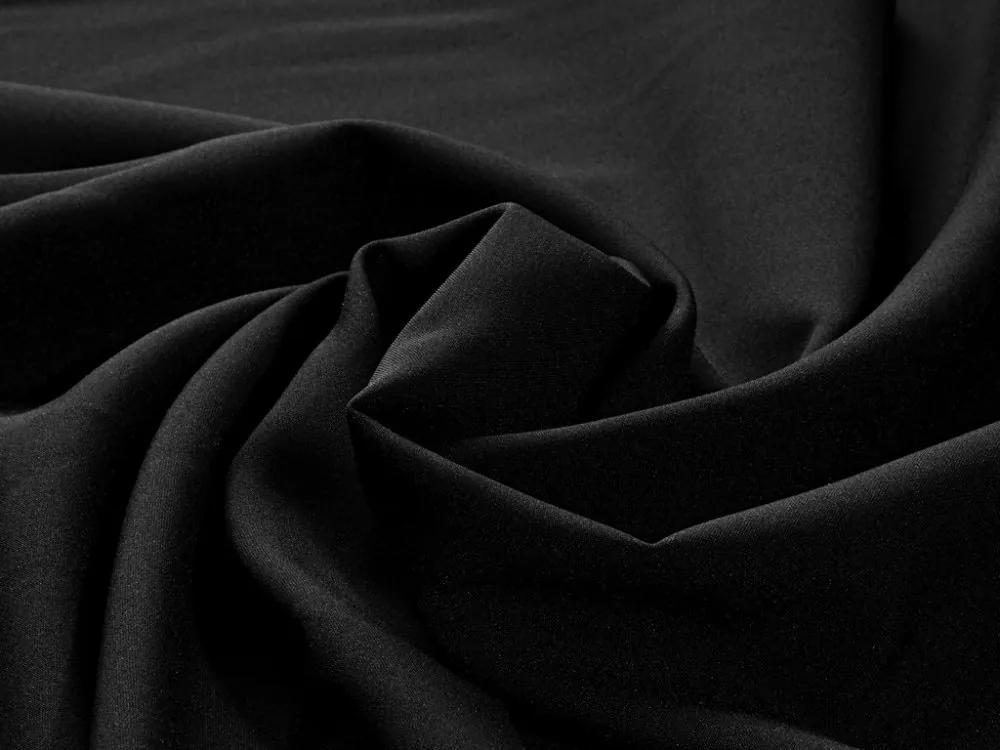 Biante Dekorační obdélníkový ubrus Rongo RG-014 Černý 120x200 cm