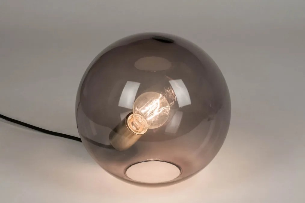 Stolní designová skleněná lampa Prisma I