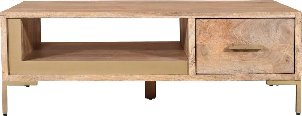 XXXLutz KONFERENČNÍ STOLEK, přírodní barvy, dřevo, 130/45/70 cm MID.YOU - Konferenční stolky - 002367015501