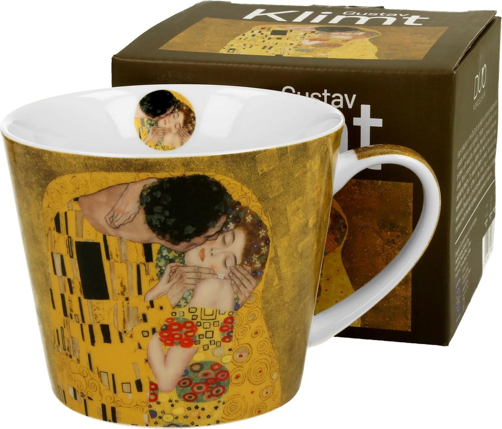 Porcelánový hrnek Klimt The Kiss 600 ml