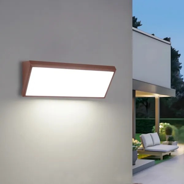 Brilagi - LED Venkovní nást. svítidlo se senz. TRIANGLE LED/42W/230V hnědá IP65