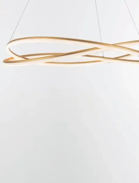 Designový lustr Ophelia zlatá