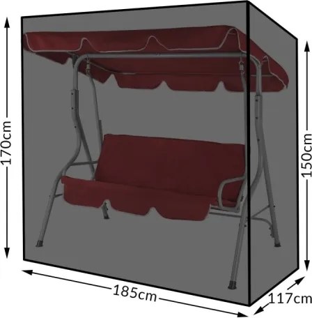 Ochranná krycí plachta Oxford pro zahradní houpačku Swing