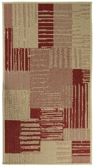 Oriental Weavers, Kusový koberec SISALO/DAWN 706/044P – na ven i na doma, 133x190, béžová, chodba / předsíň