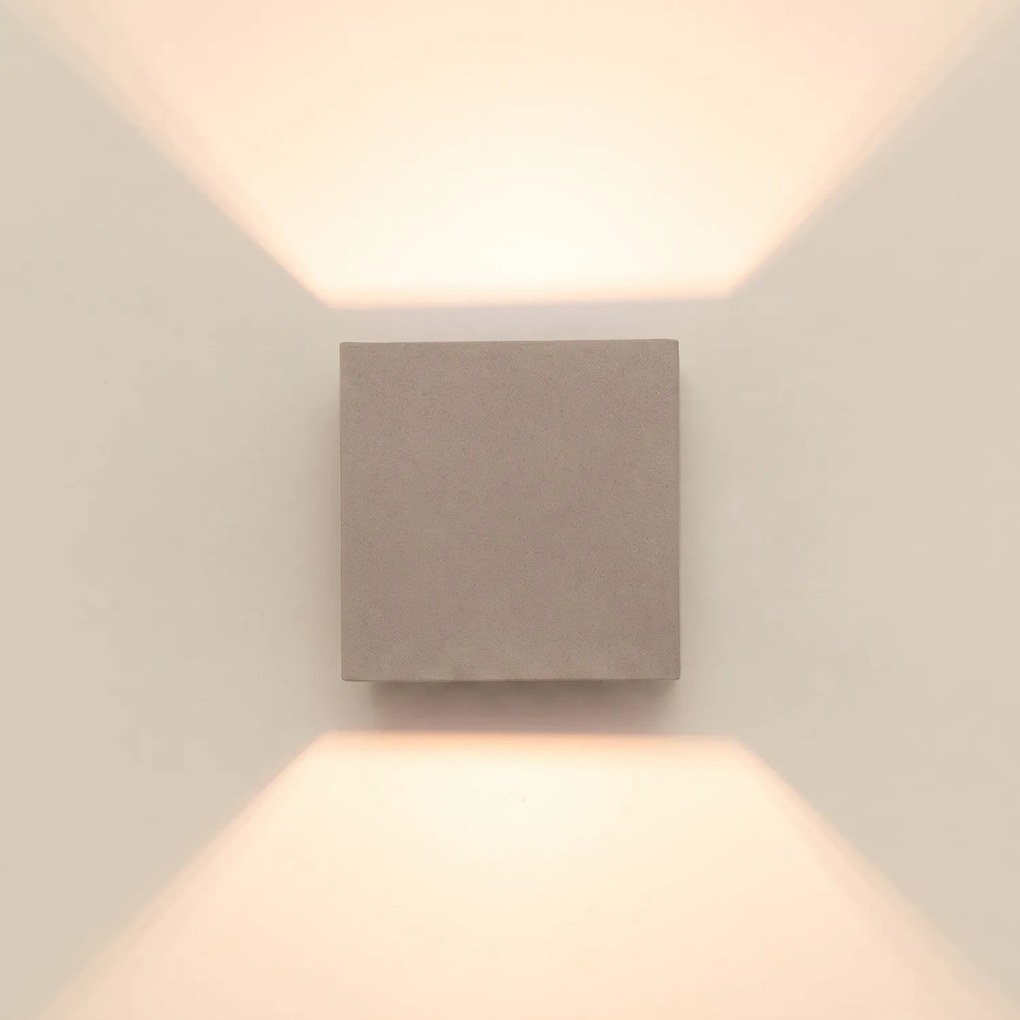 Sollux Lighting Nástěnné svítidlo QUAD 1 taupe
