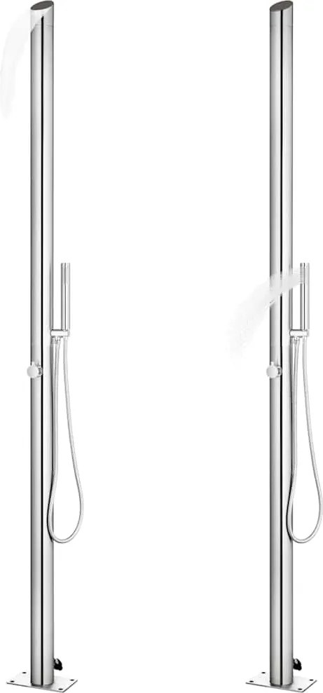 Zahradní sprcha 220 cm nerezová ocel 315942