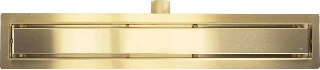 Rea Neox, nerezový odtokový žlab 100 cm, zlatá matná, REA-G4863