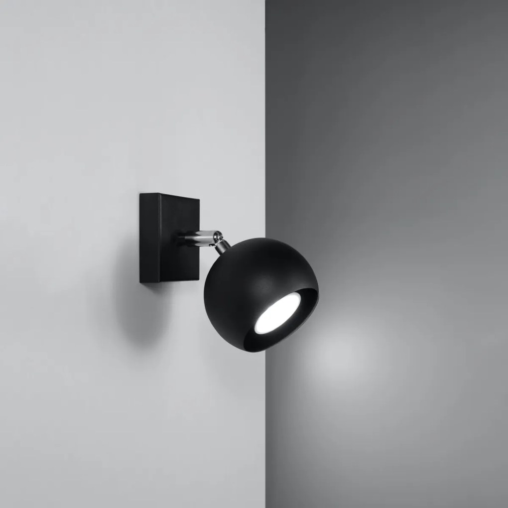 Sollux Lighting Nástěnné svítidlo OCULARE černé