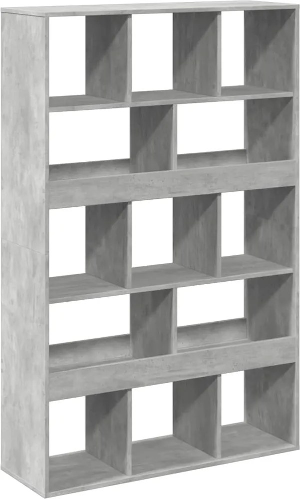 Knihovna betonově šedá 100 x 33 x 156,5 cm kompozitní dřevo 3309369