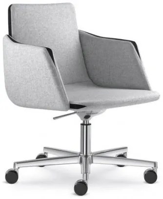 LD seating Kancelářské křeslo HARMONY 835-PRA RA - Mechanika s mírným pohybem a s možností nastavení výšky GALERIE - Čalounění LD seating KŮŽE 6 / Kůže 2021 GALERIE - pásek LD KŮŽE (P) / Kůže