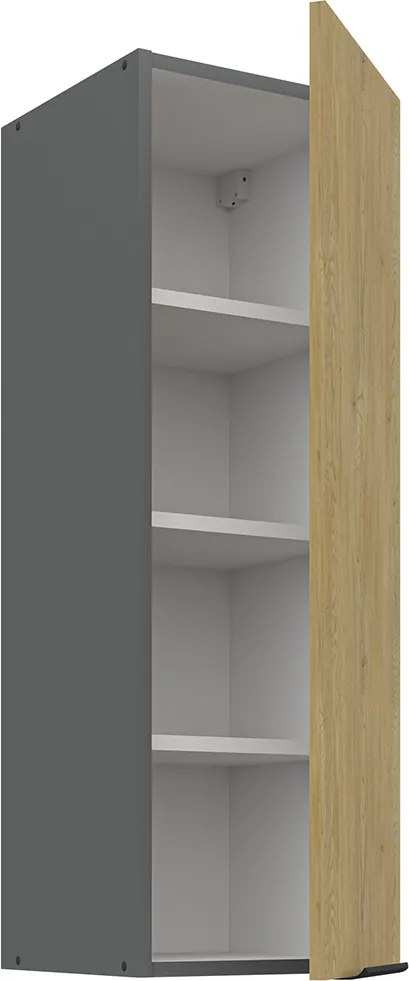 CREMONA ac | horní skříňka 30 G-90 1F policová | 30 cm | VYSOKÁ | antracit/cremona