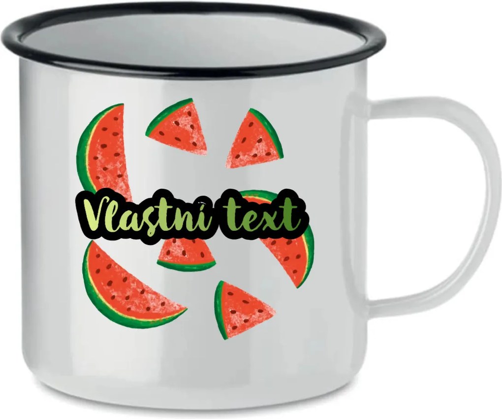 Personalizovaný retro plecháček s letním ovocem