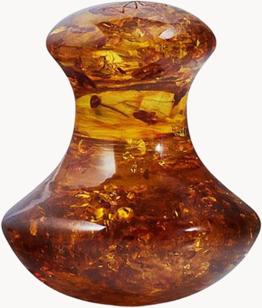 Gua Sha z jantaru Amber Mushroom Crystallove