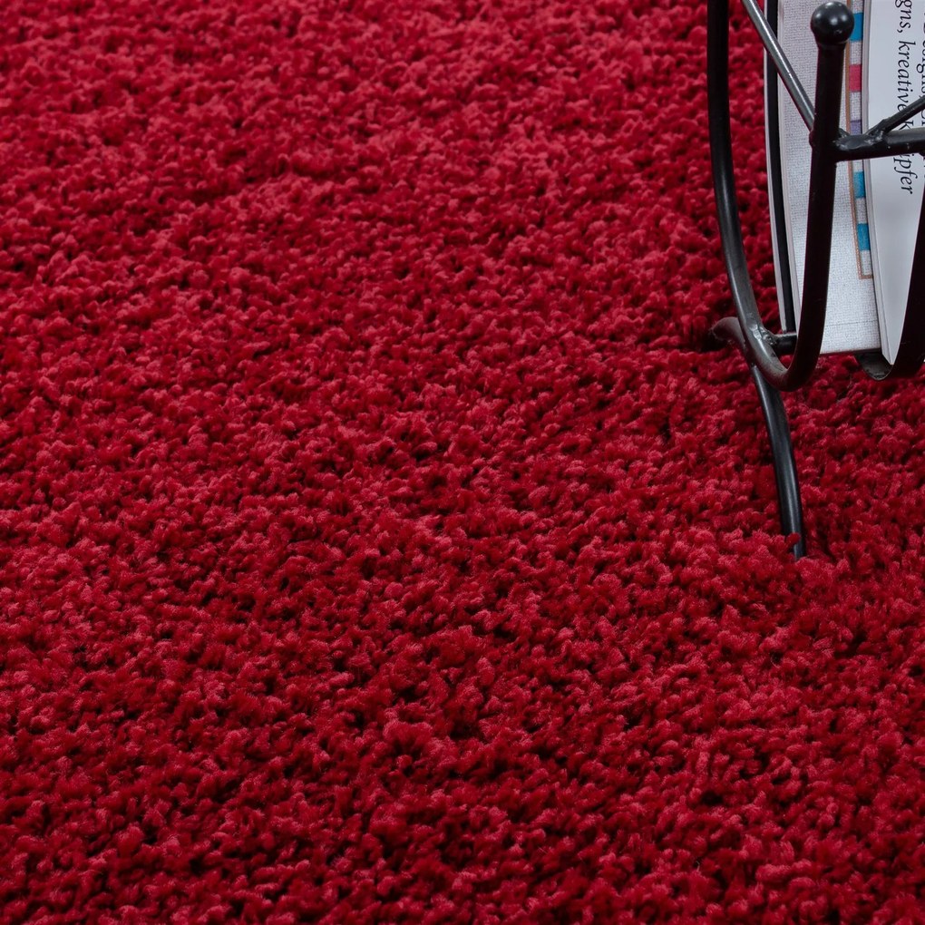 Ayyildiz Kusový koberec LIFE 1500, kulatý, Červená Rozměr koberce: 120 cm KRUH