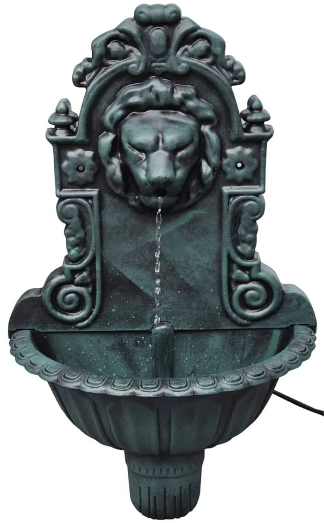 40538 vidaXL Nástěnná fontána se lví hlavou