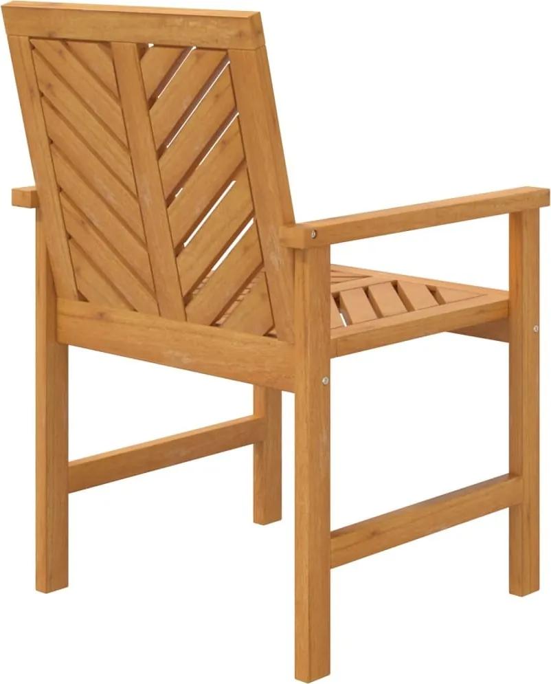 vidaXL Zahradní jídelní židle 2 ks masivní akáciové dřevo [362227]