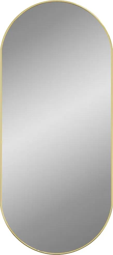 vidaXL Nástěnné zrcadlo 100x45 cm oválné [348201] Barva: Černá