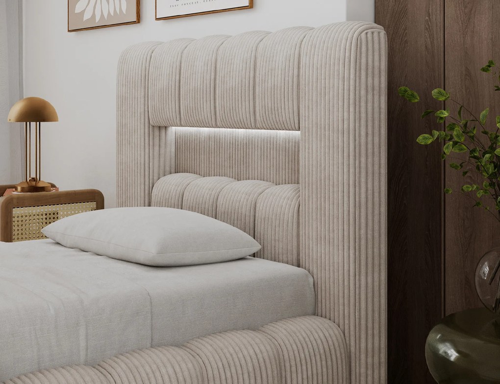 Postel Lamica 90x200 + Dřevěný rám/Standardní zdvih/kontejner