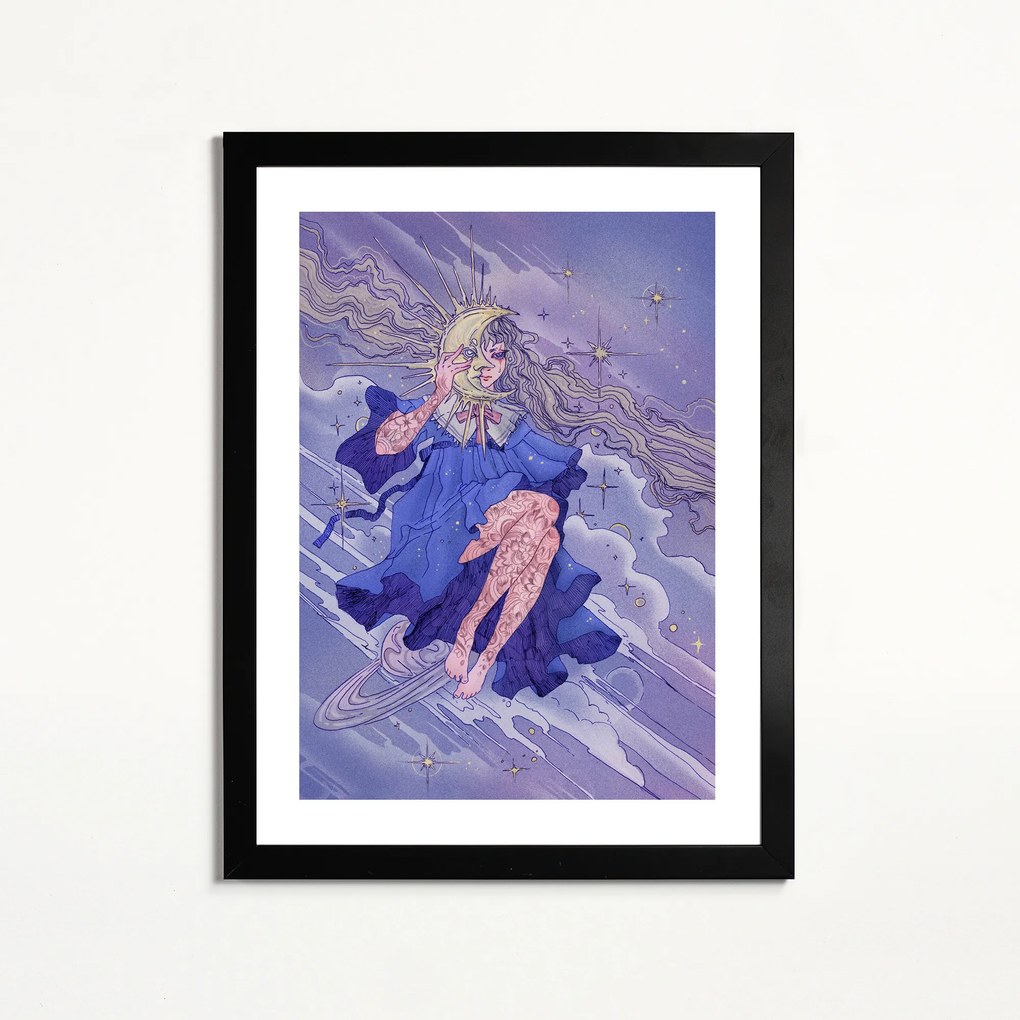 Katarina Kratochvílová | Star Rám: Černý, Velikost: 60 x 40 cm