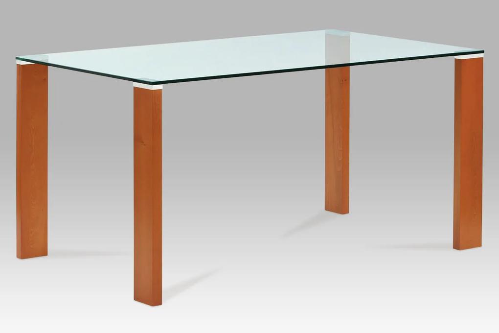 Jídelní stůl skleněný barva třešeň BT-6750 TR2