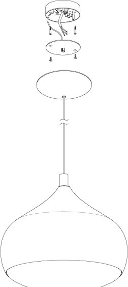 Eglo 98047 - LED RGBW Stmívatelný lustr na lanku COMBA-C LED/18W/230V BT
