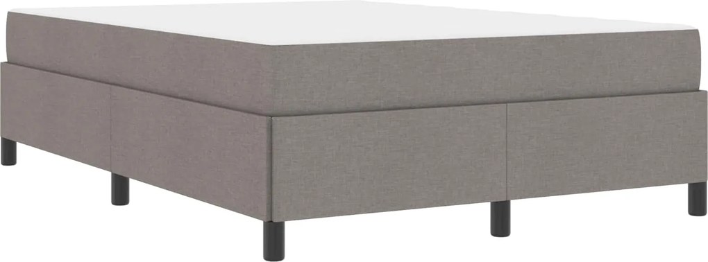 Postel s boxspringem Taupe 160 x 200 cm textil 3398875