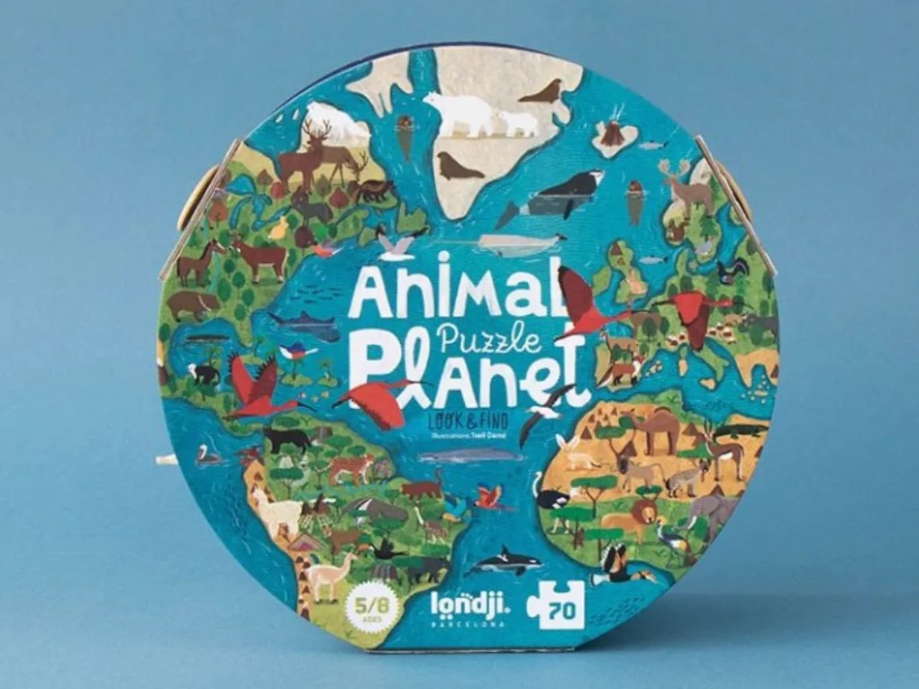 LONDJI Puzzle Planeta zvířat 5+