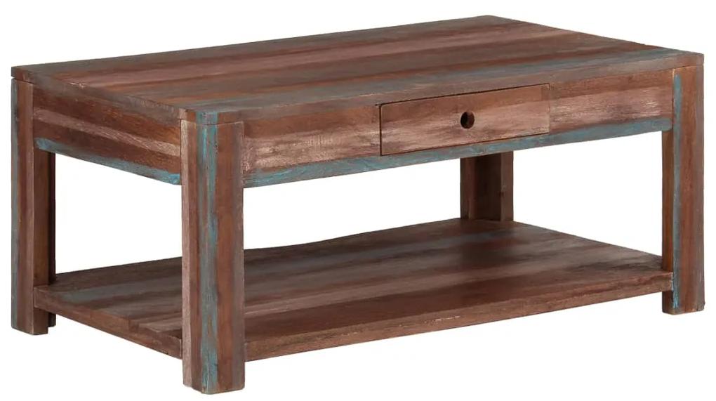 244963 vidaXL Konferenční stolek z masivního dřeva vintage 88 x 50 x 38 cm  | BIANO