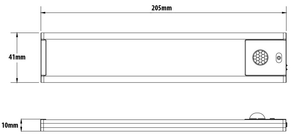 VELAMP Dobíjecí LED světlo LT020 se senzorem pohybu